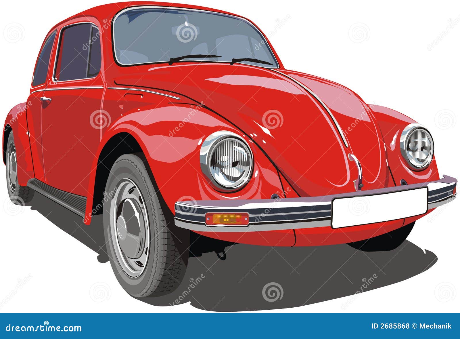 Red `Bug` stock vector. Illustration of speed, imagery - 2685868