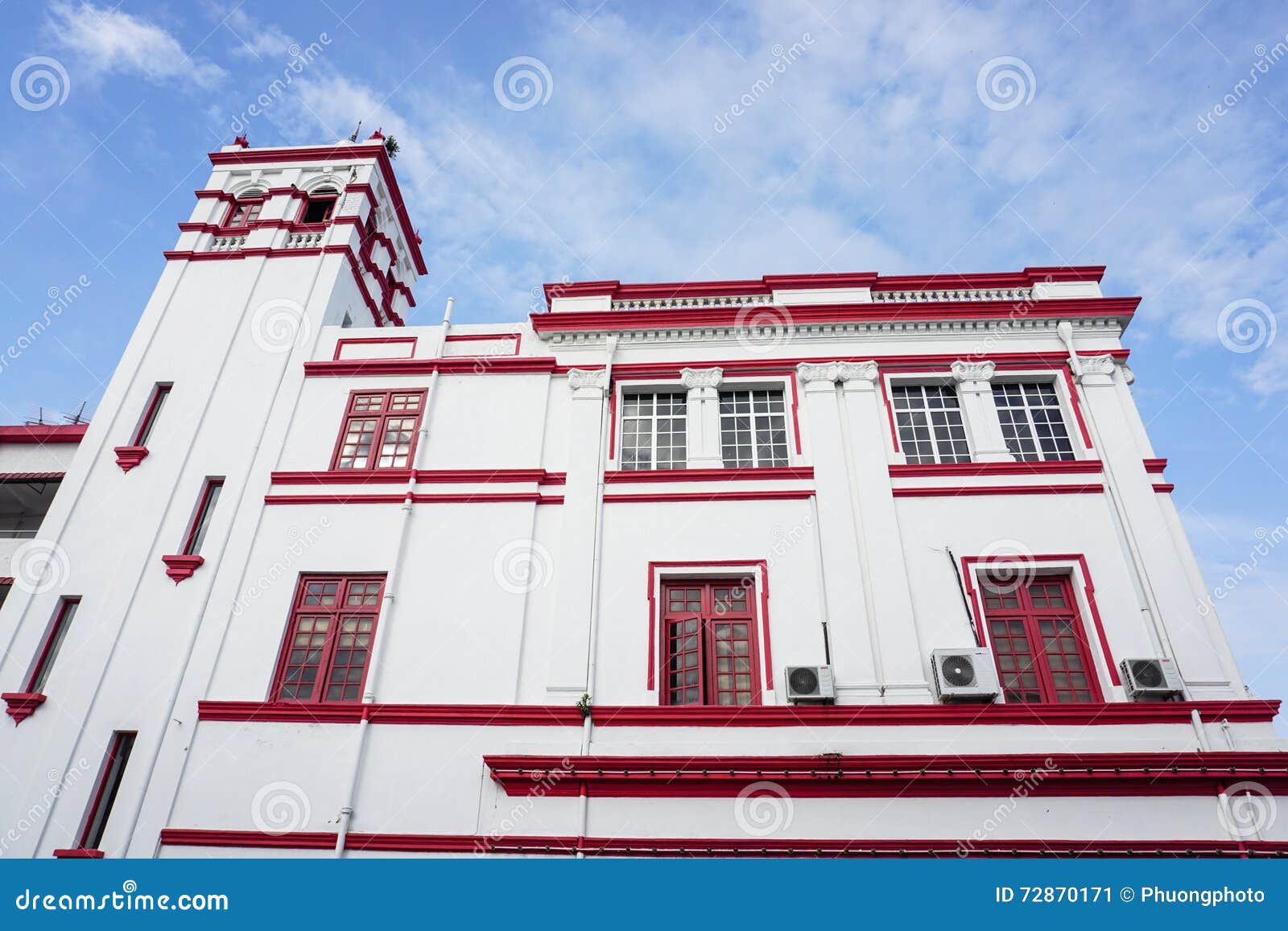 Red Building at Chinatown in Kuala Lumpur, Malaysia Editorial Photo ...
