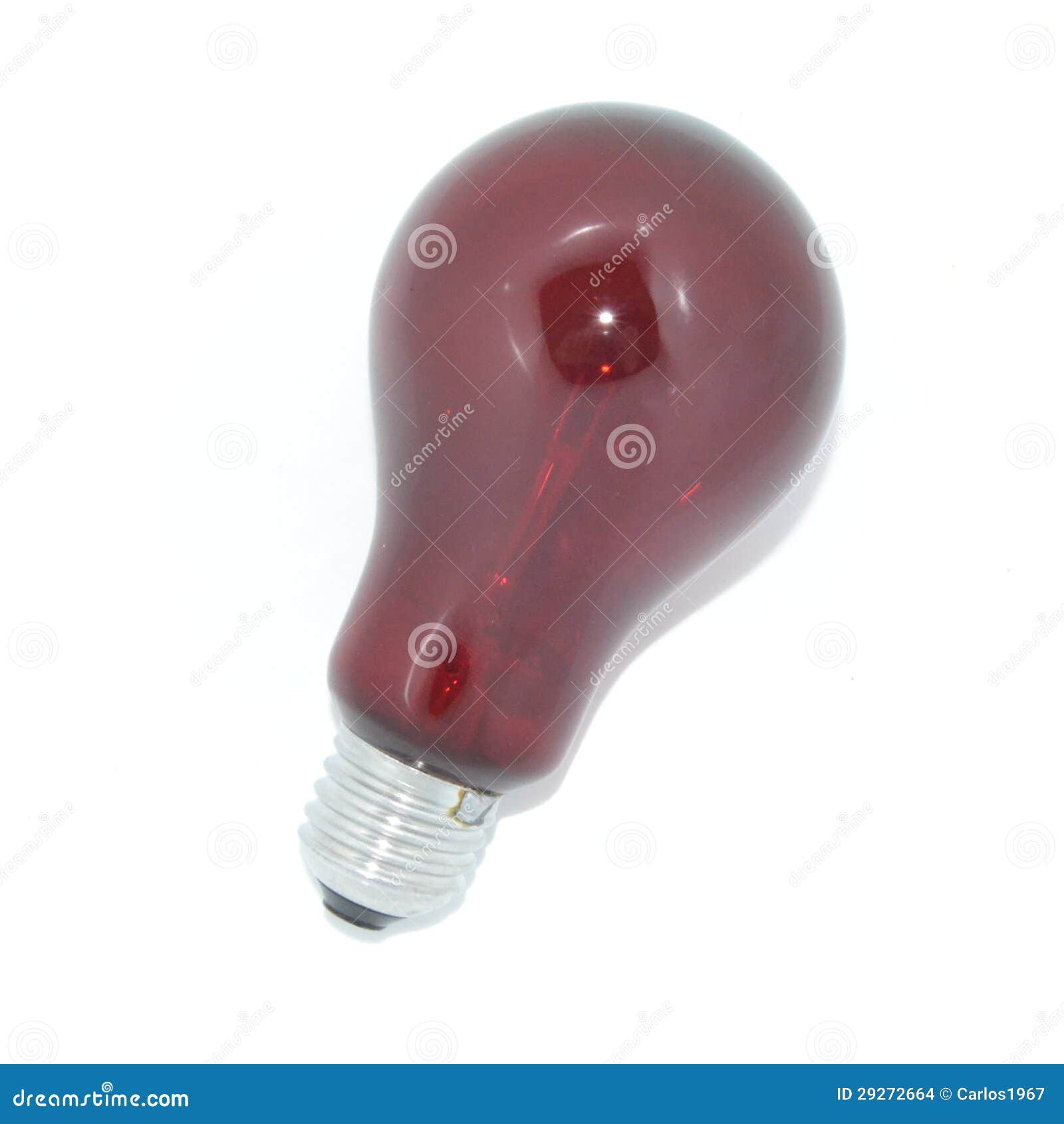 Red Bulb stock photo. Image of glass, isolated, pets - 29272664