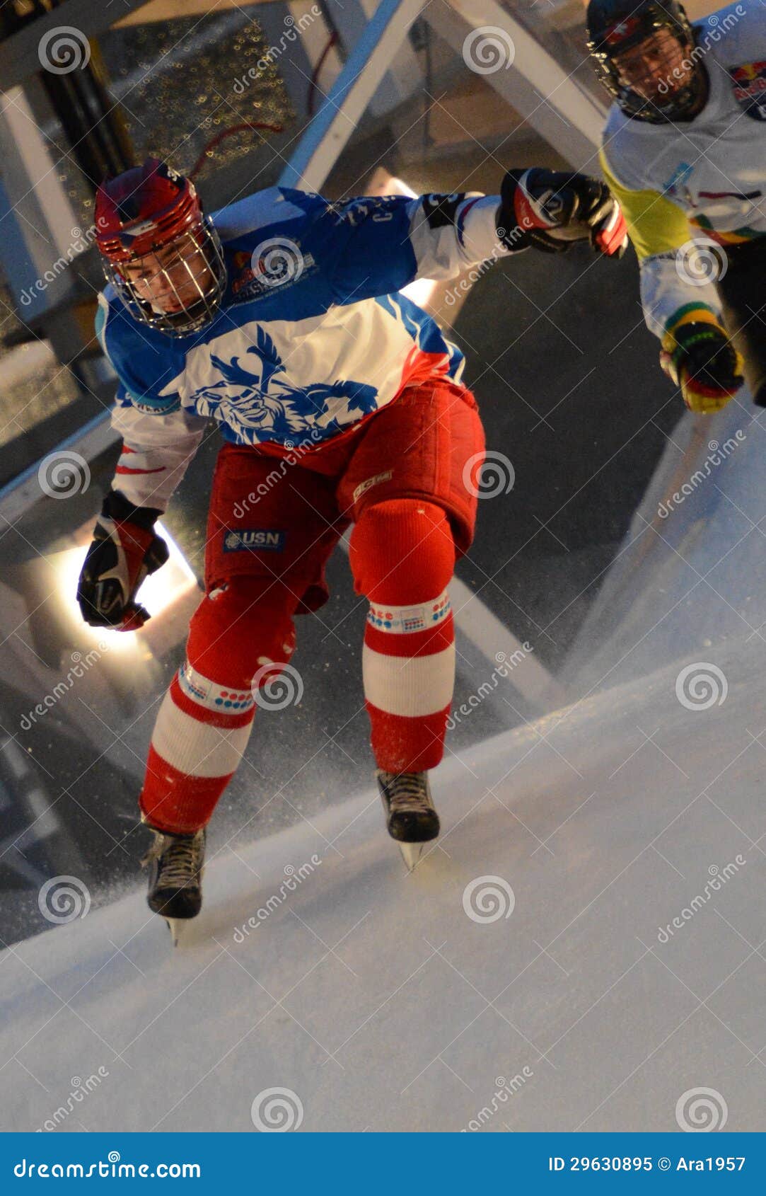 Red Bull Crashed Ice Competition Editorial Image - Image of downhill ...