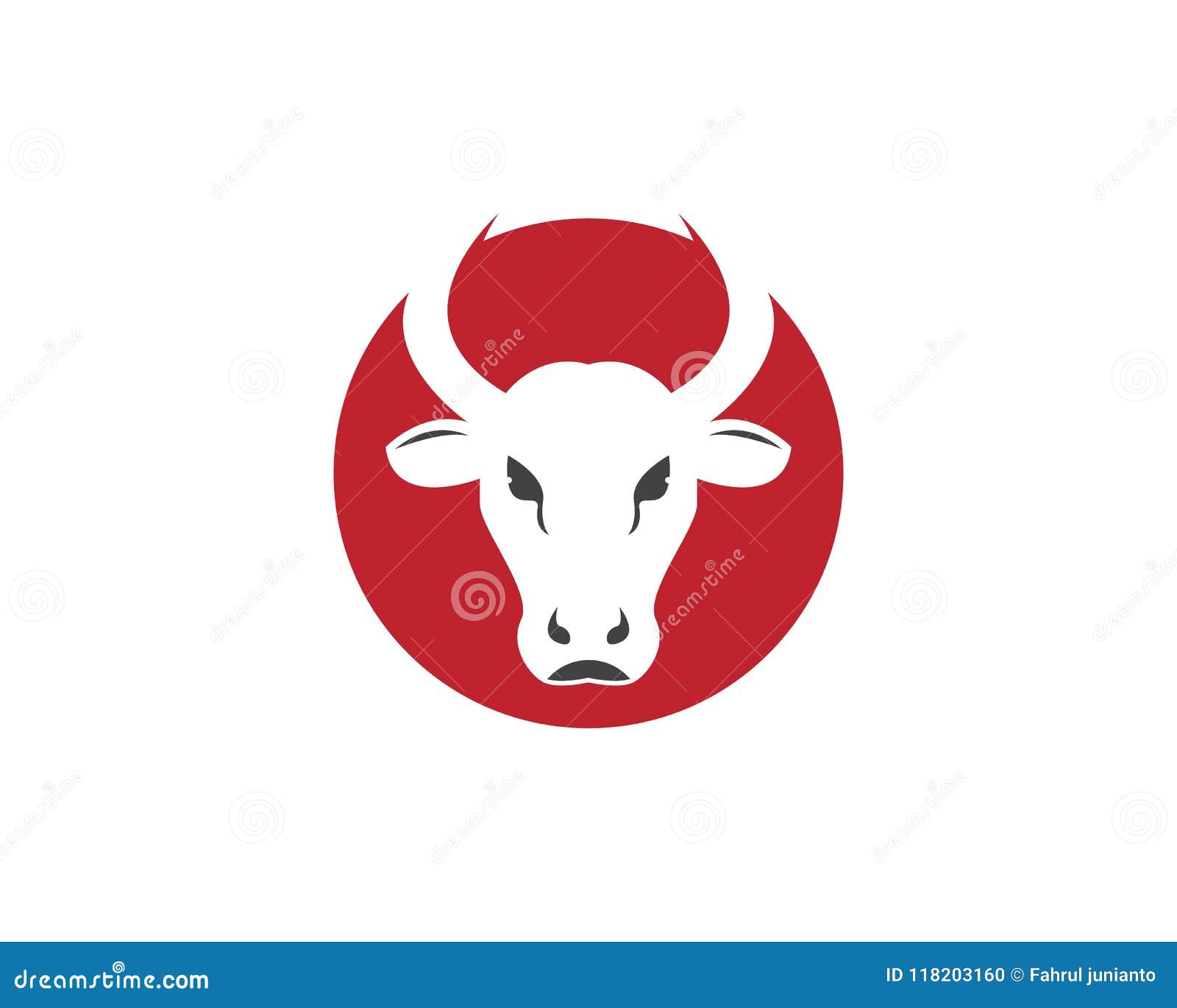 Red Bull Head Logo Design Template Stock Vector - Illustration of ... Red Bull Head Logo Design Template Stock Vector - Illustration of ...