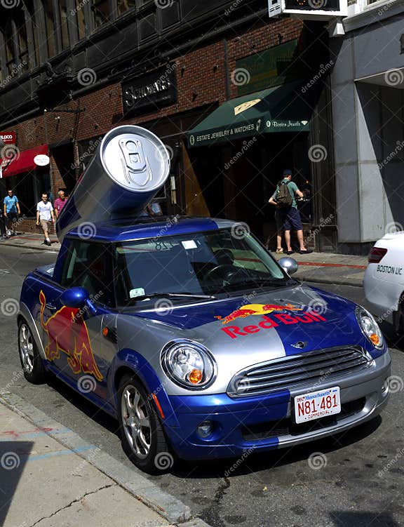 Red Bull Mini editorial photo. Image of mini, bull, vehicle - 26420206