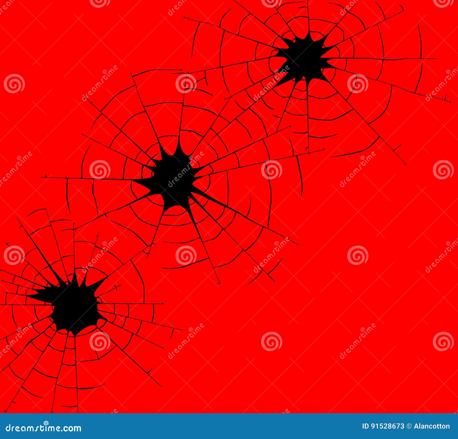 Red Bullet Holes stock vector. Illustration of weapon - 91528673