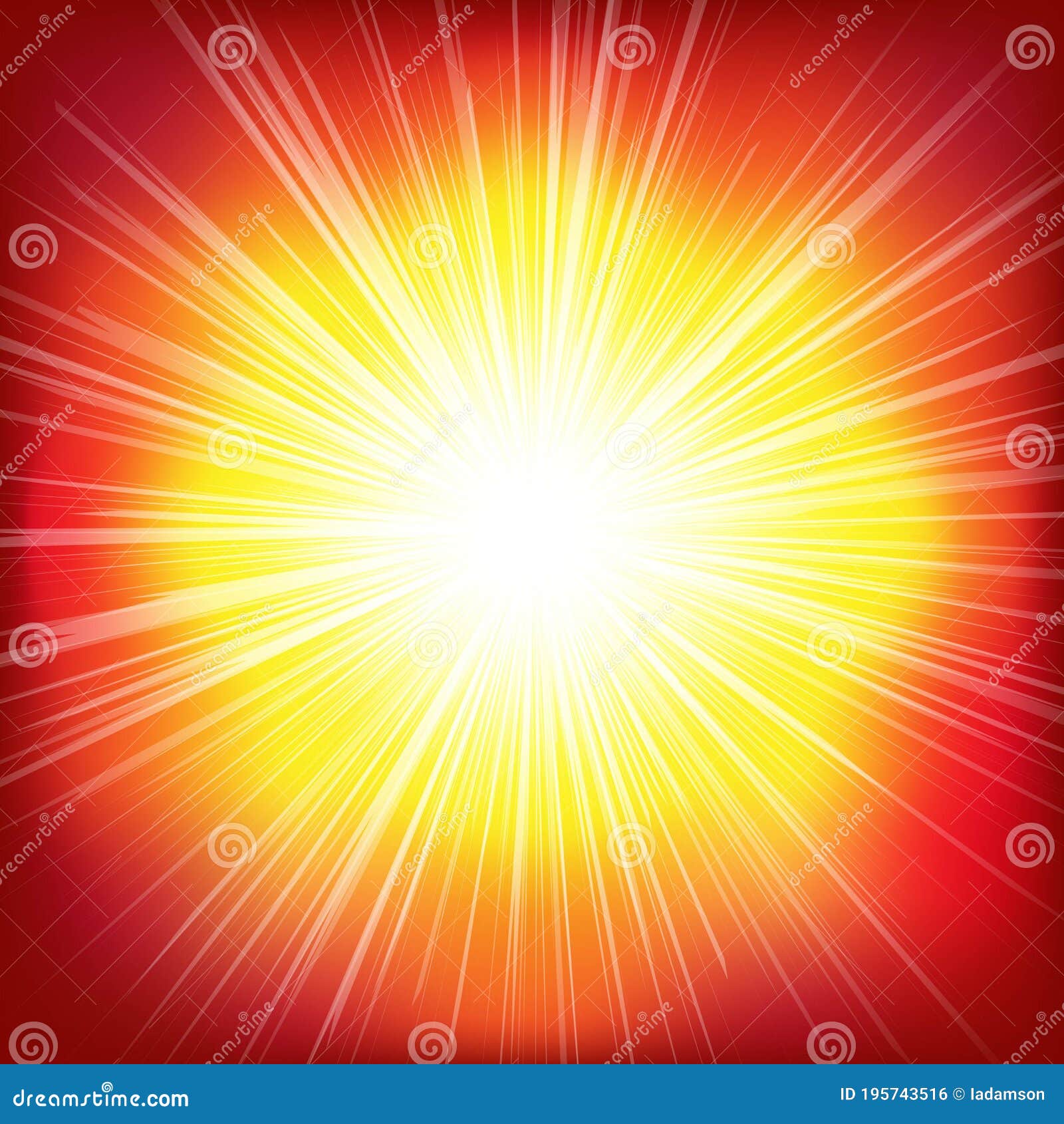 Red Burst Background stock vector. Illustration of celebration - 195743516