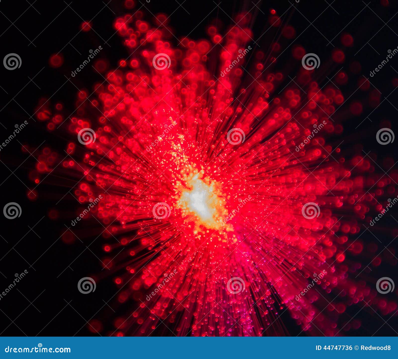 Red Burst of Light with Bright Hot Center Stock Photo - Image of ...