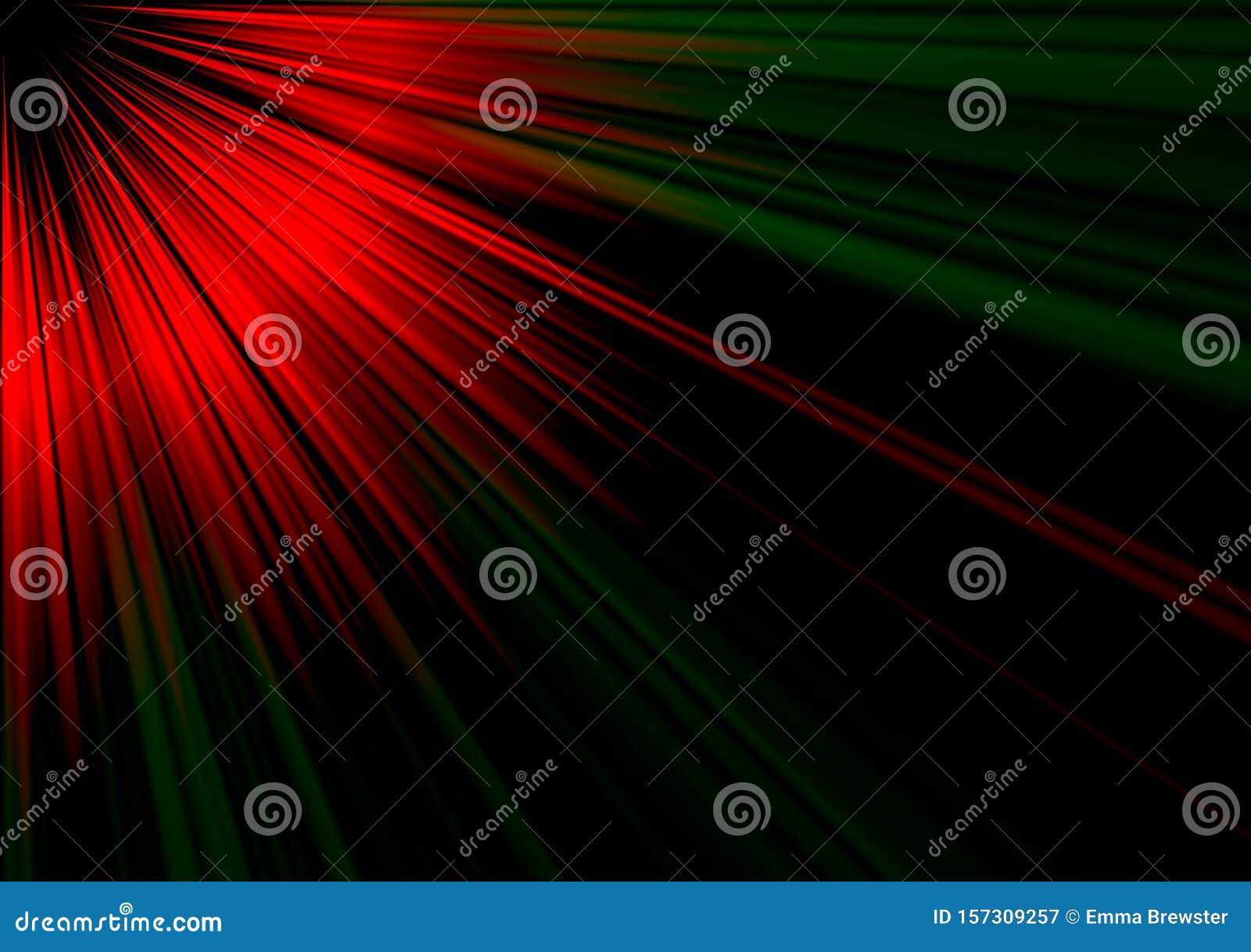 Red Burst Top Left Corner on Black Background Stock Illustration ...