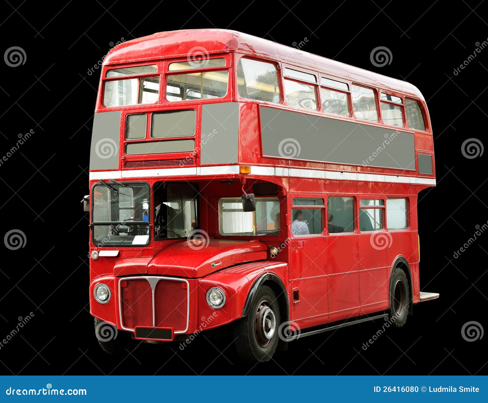 Red bus. stock photo. Image of commute, london, black - 26416080