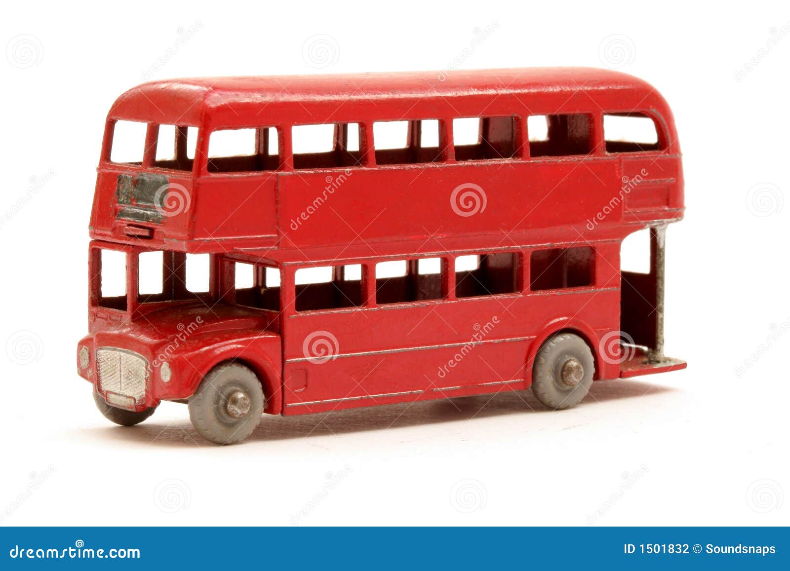 Red Bus model stock photo. Image of dinkey, nostalgia - 1501832