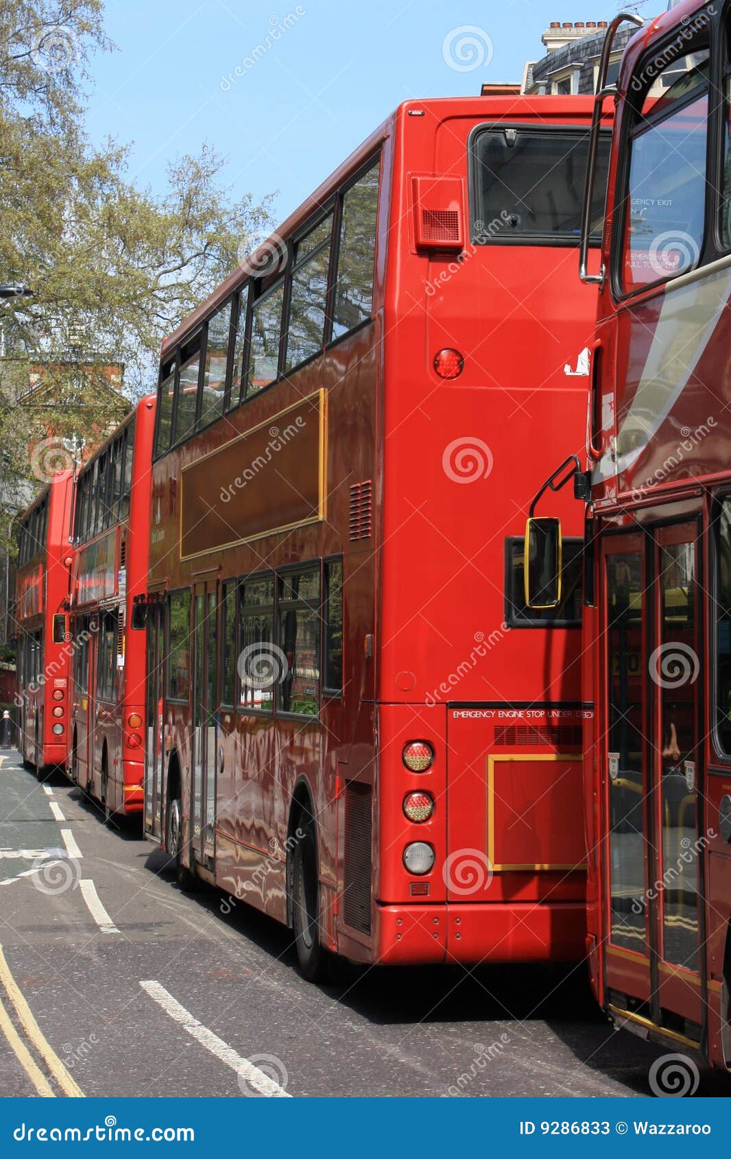 Red Buses stock image. Image of tourism, timetable, british - 9286833