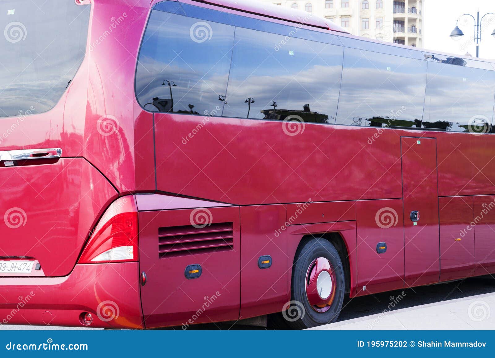 Red Buses are at the City Bus Stop Stock Photo - Image of passenger ...