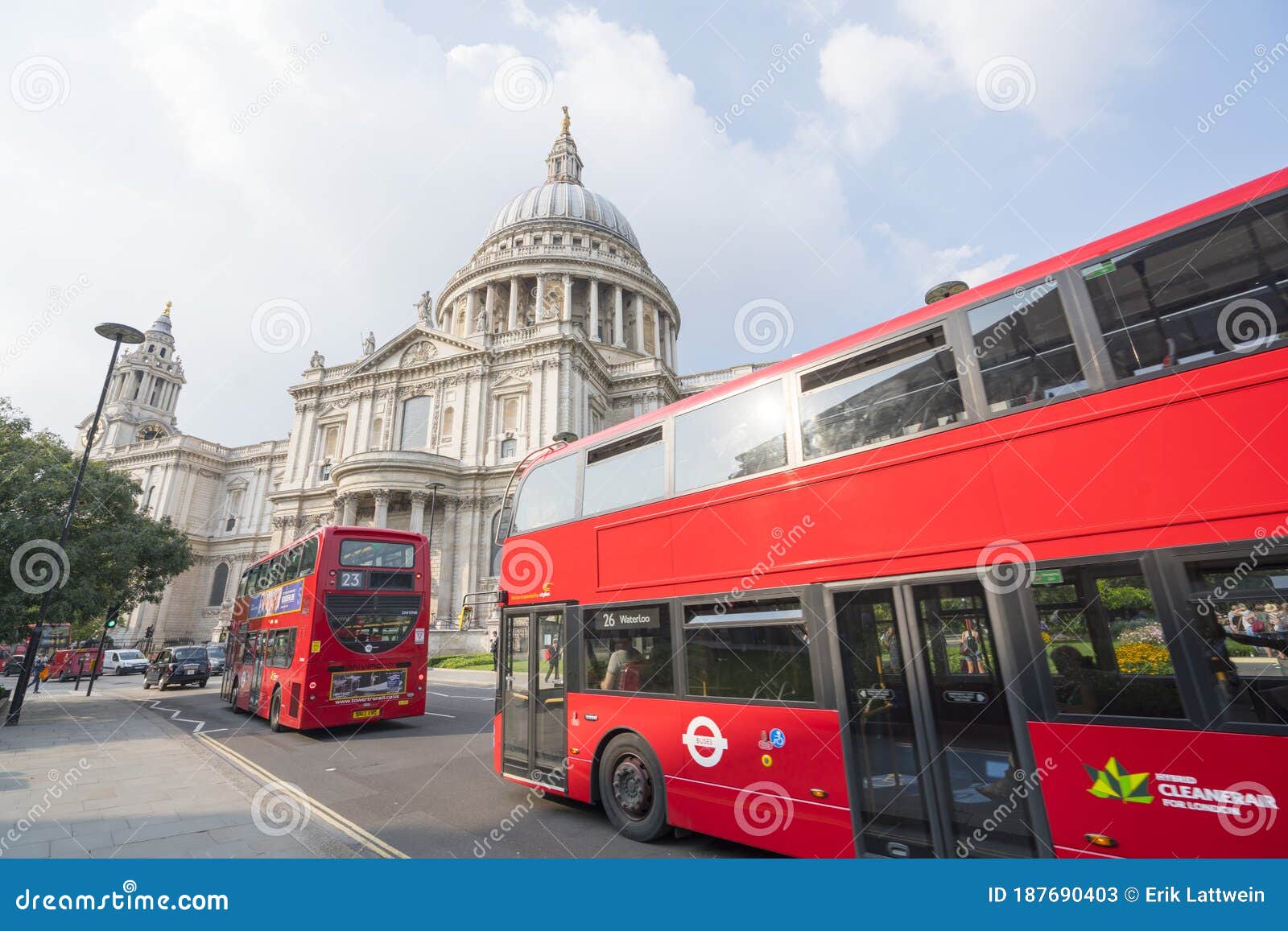 One Of London`s Typical Double-decker Buses Editorial Photo ...