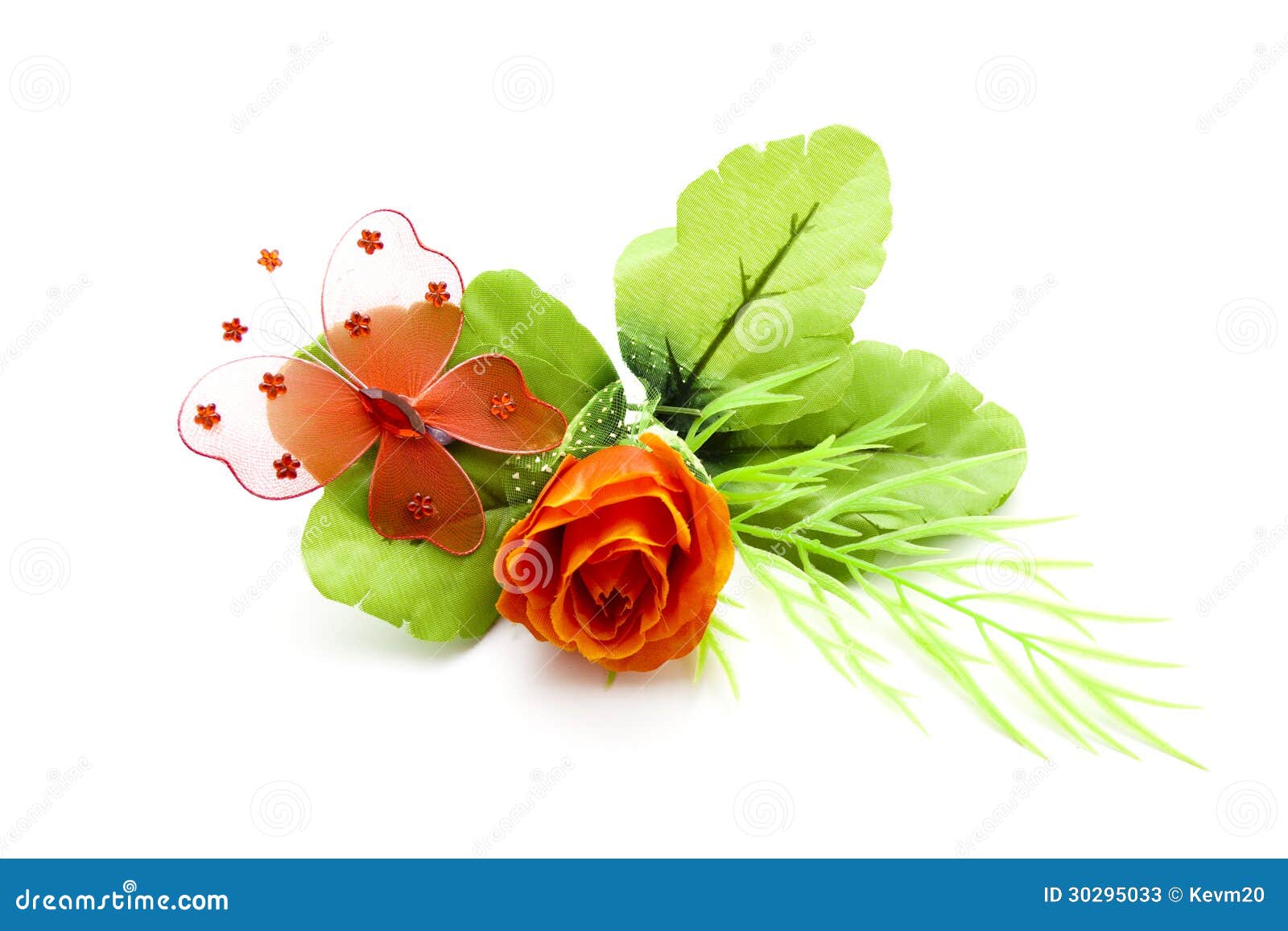 Red Butterfly on Flower stock image. Image of green, decorate - 30295033