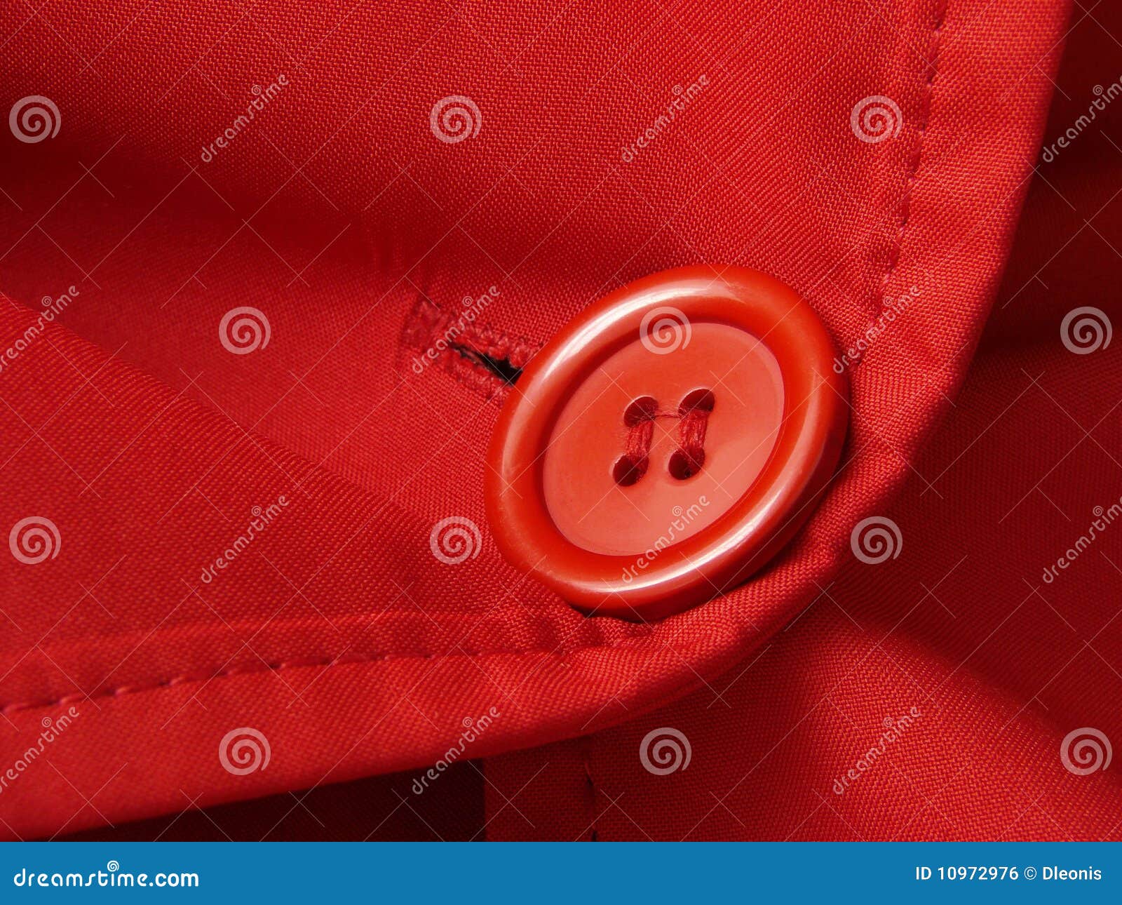 Red button stock photo. Image of detail, seam, fabric - 10972976