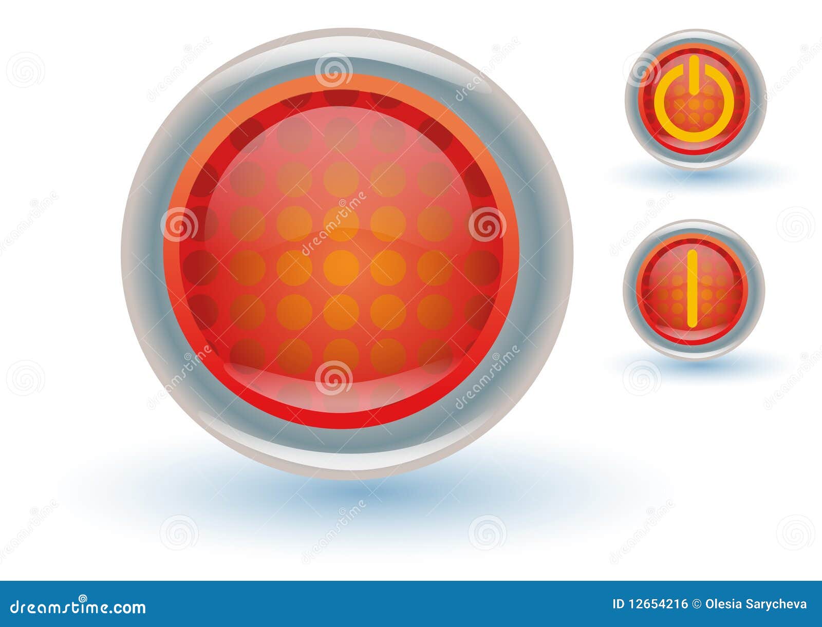 Red button stock illustration. Illustration of airplane - 12654216