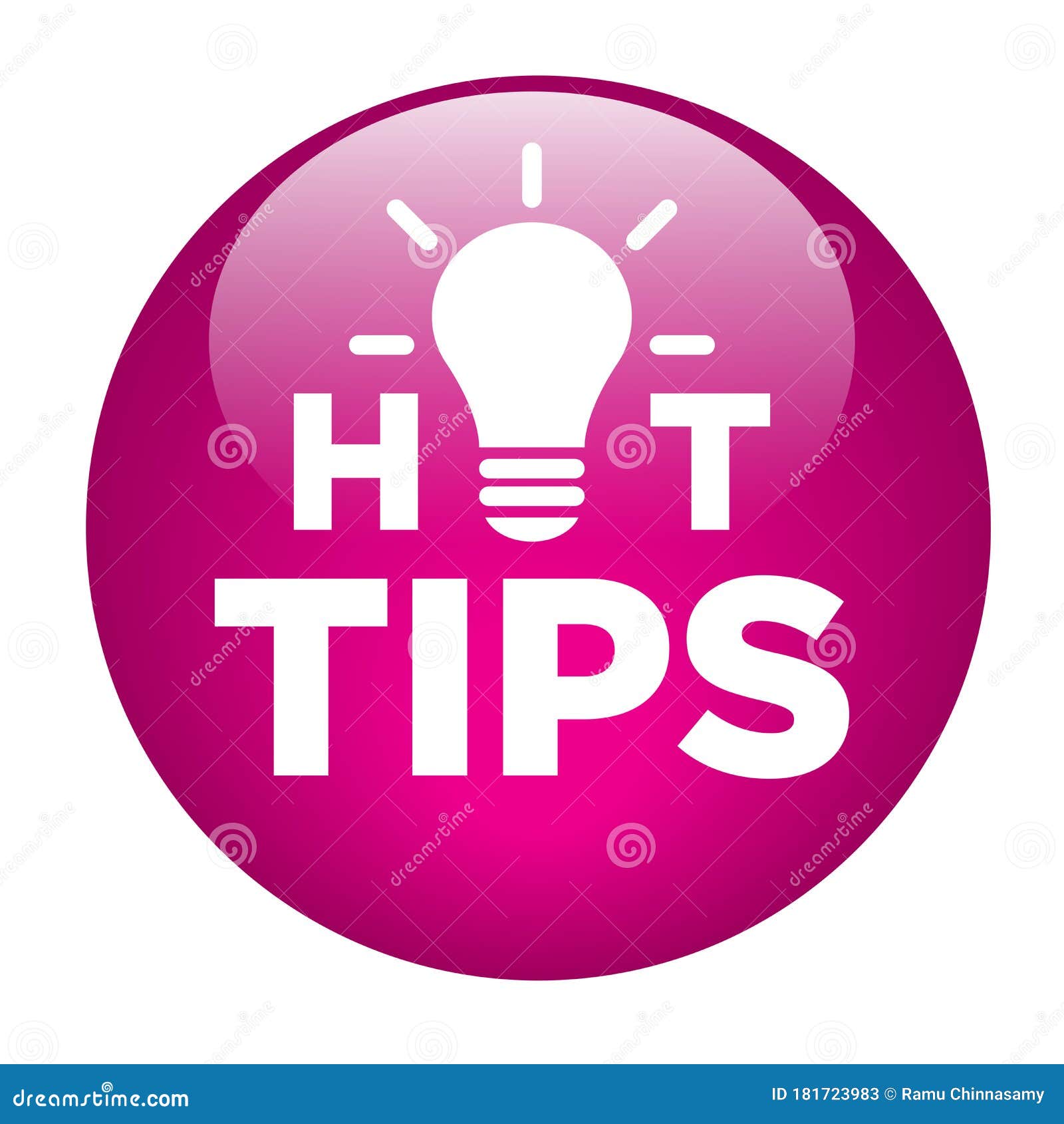 Hot tips button stock illustration. Illustration of assistance - 181723983