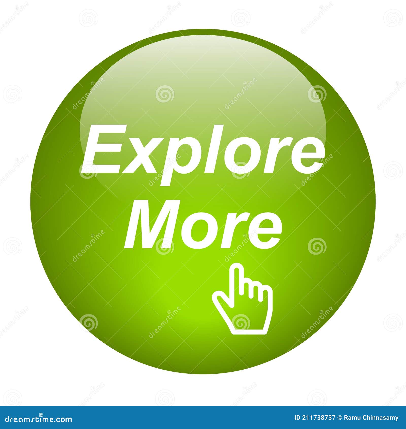 Explore More Icon Web Button Stock Illustration - Illustration of label ...