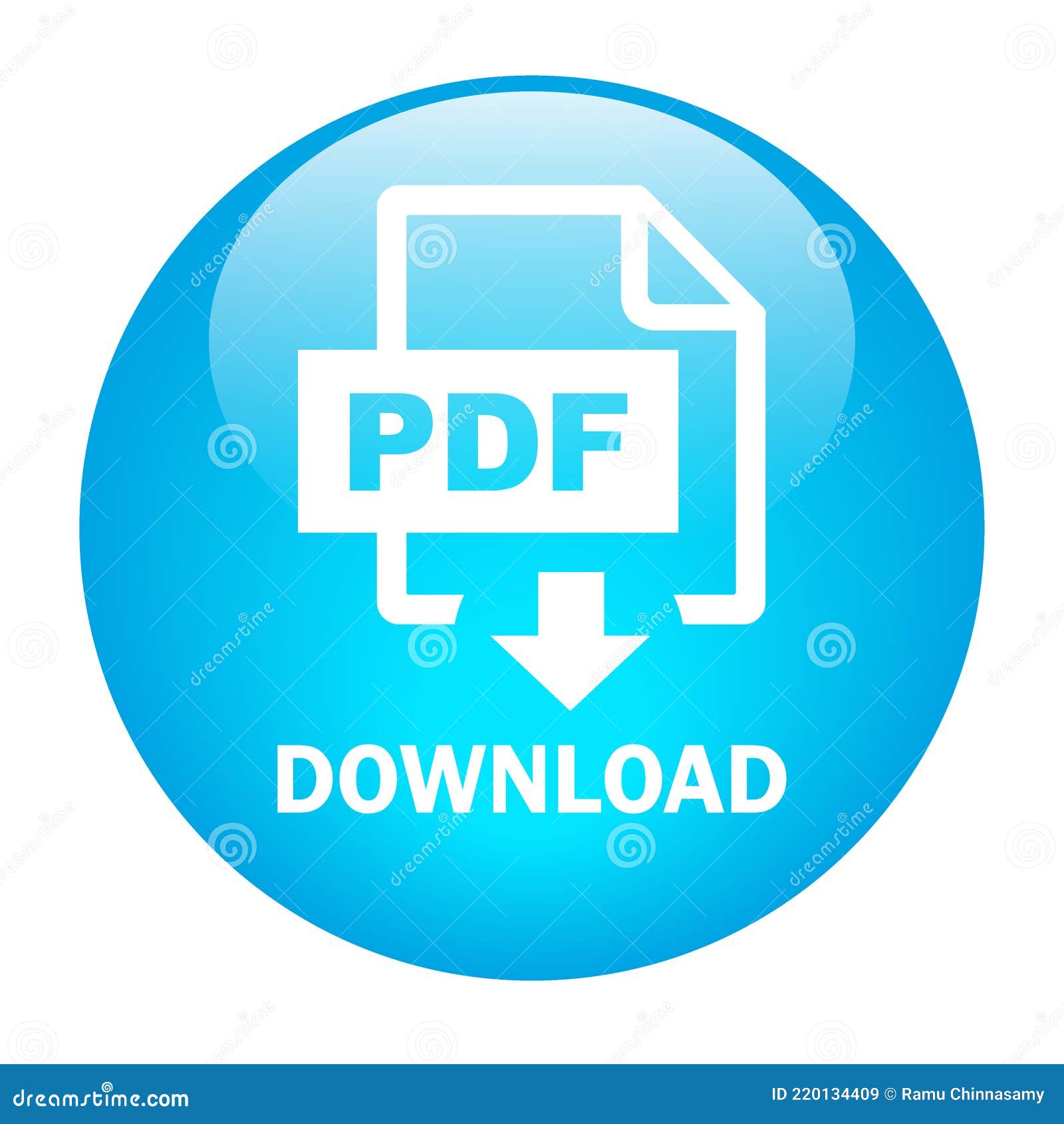 Download pdf icon button stock illustration. Illustration of member ...