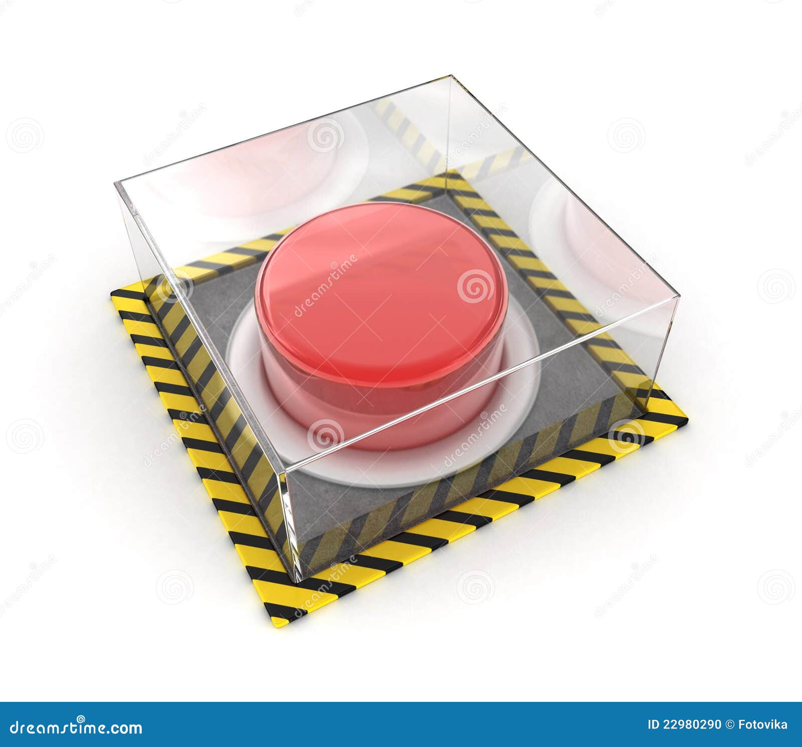 Red button stock illustration. Illustration of glass - 22980290