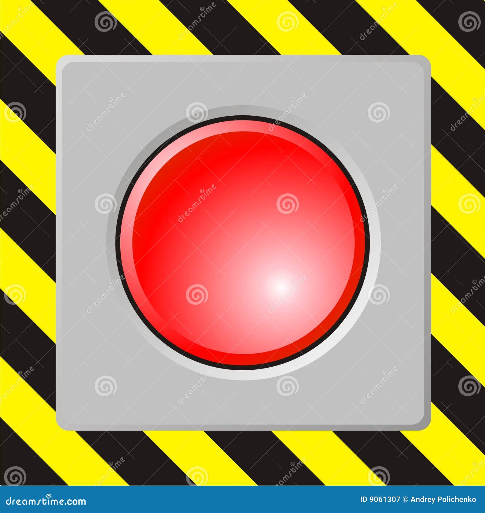 Red Button Picture. Image: 9061307