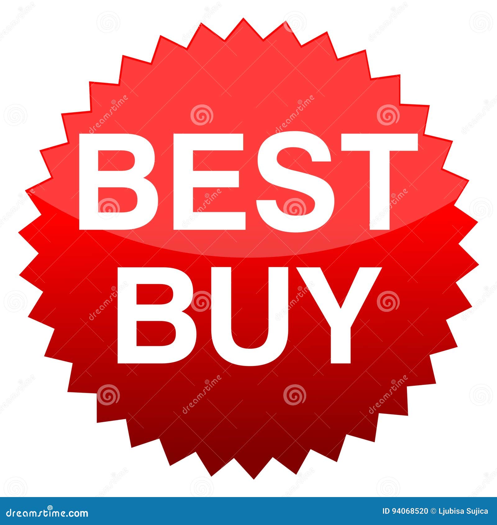 Red button best buy stock vector. Illustration of consumer - 94068520
