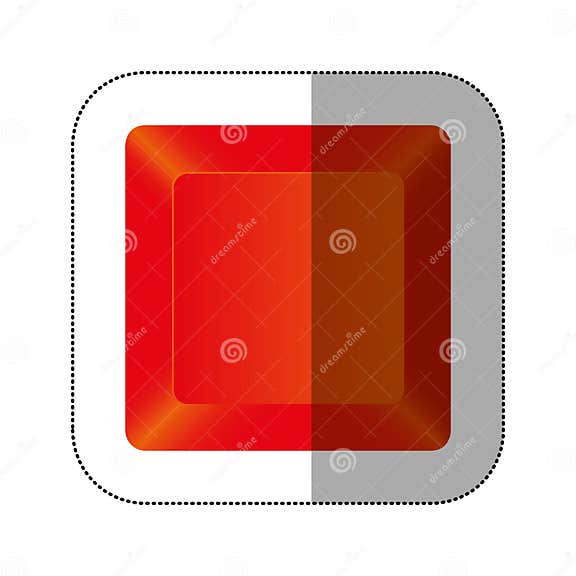 Red Button of Computer Keyboard Stock Illustration - Illustration of ...