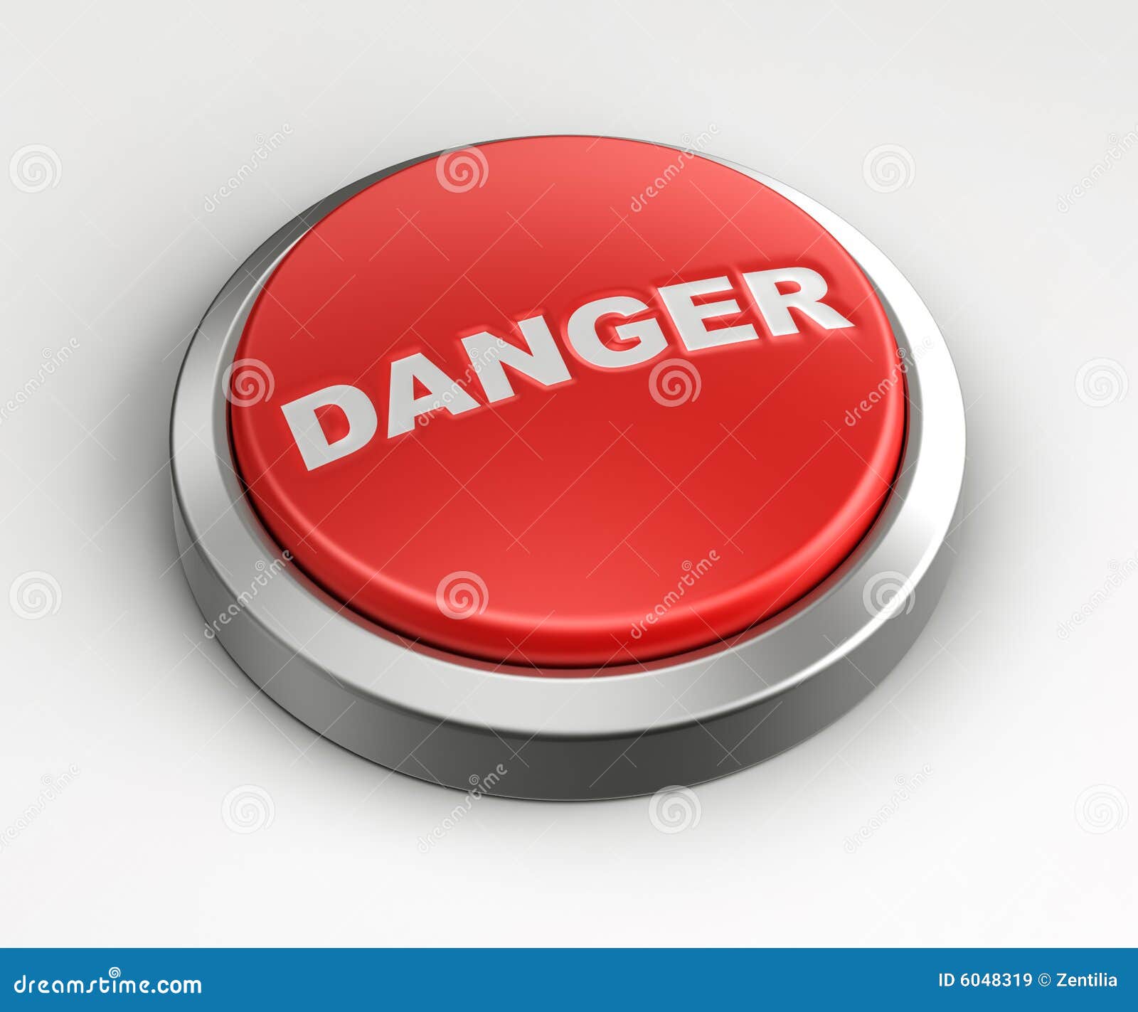 Red button - danger stock illustration. Illustration of power - 6048319