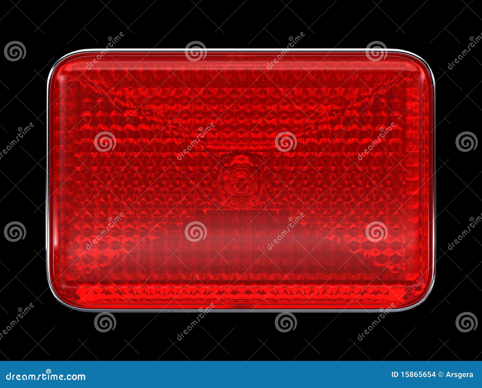 Red button or headlight stock illustration. Illustration of shiny ...