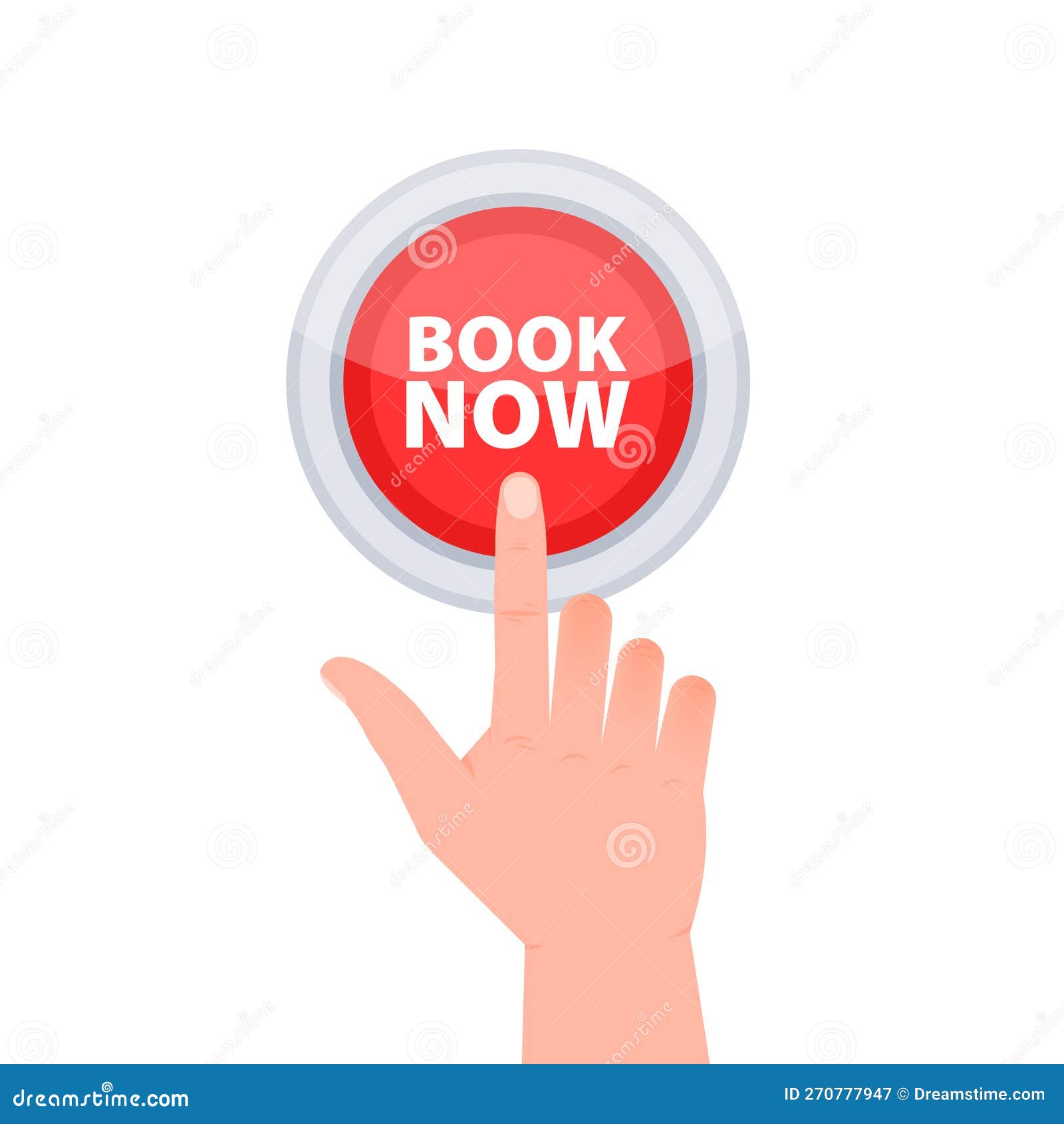 Red Button with Help Text Book Now. Hand Pressing Book Now Button Stock ...