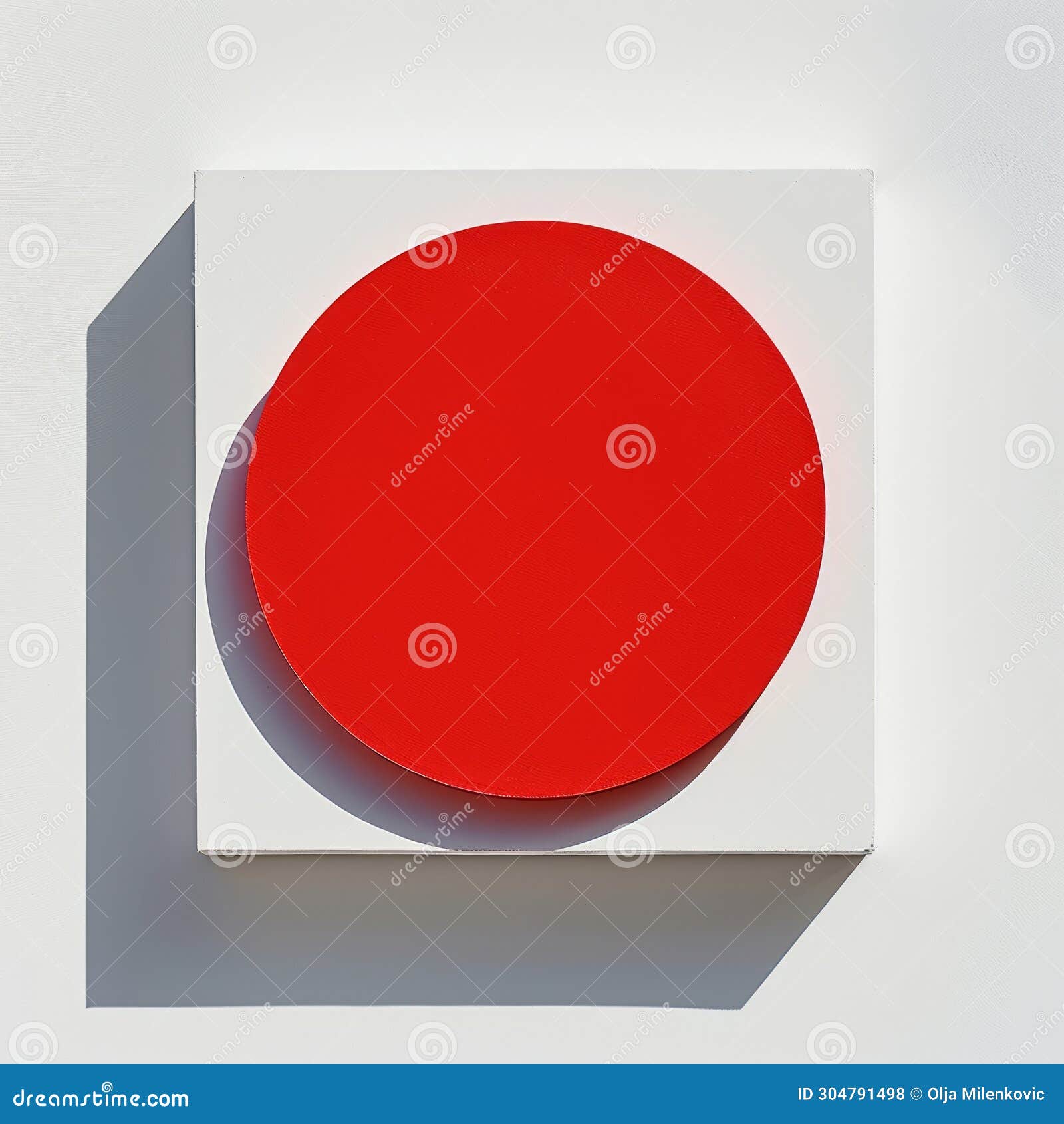 Red button with label stock illustration. Illustration of blank - 304791498