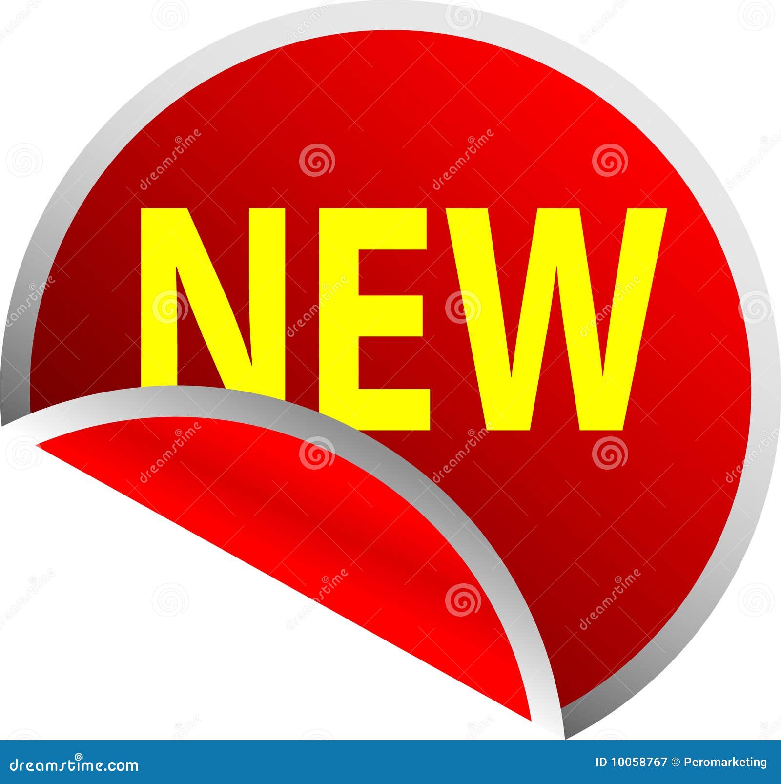 Red Button New stock illustration. Illustration of store - 10058767