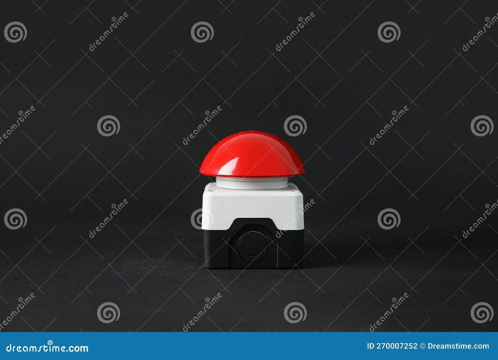 Red Button of Nuclear Weapon on Black Background. War Concept Stock ...