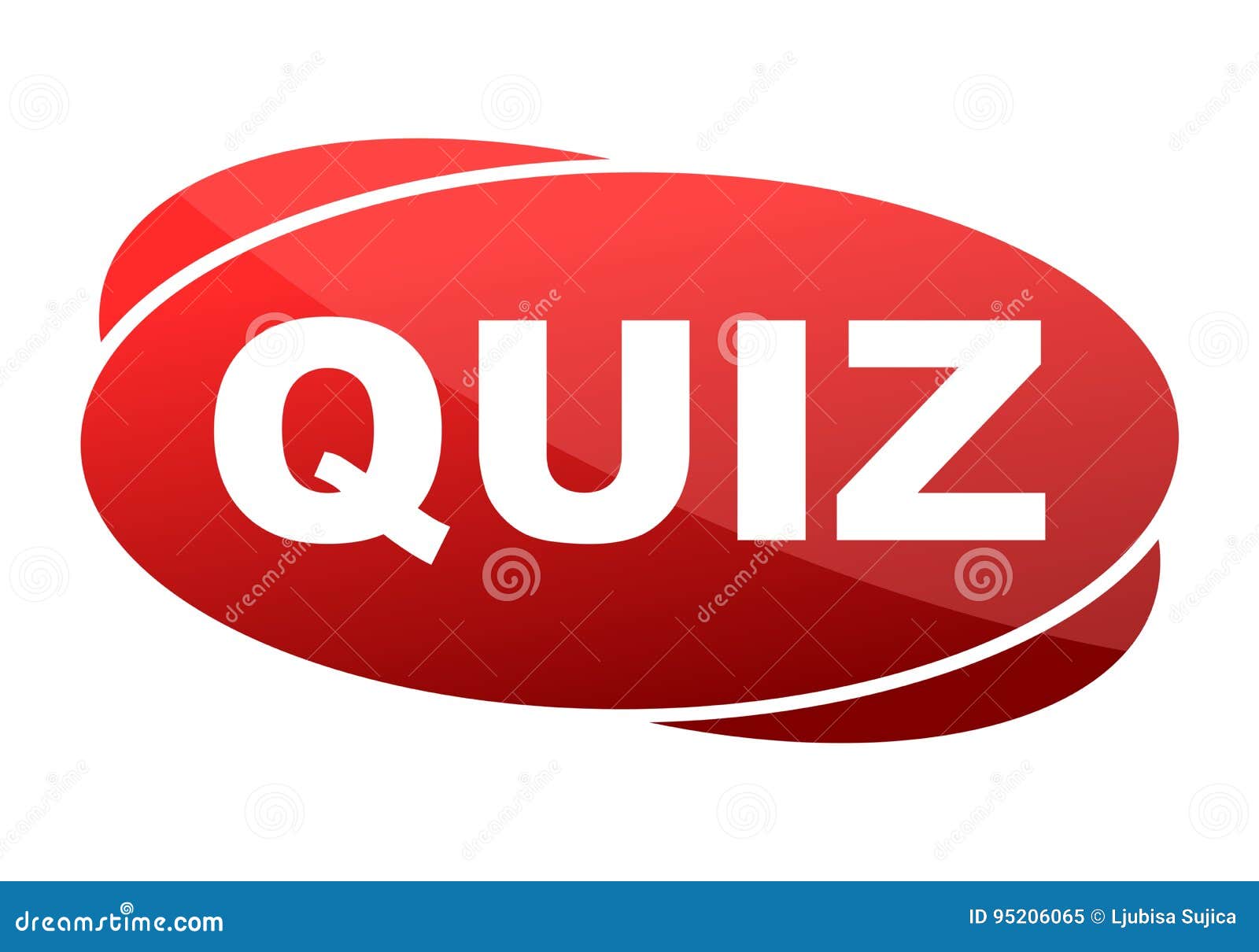 Red button quiz stock vector. Illustration of play, examination - 95206065