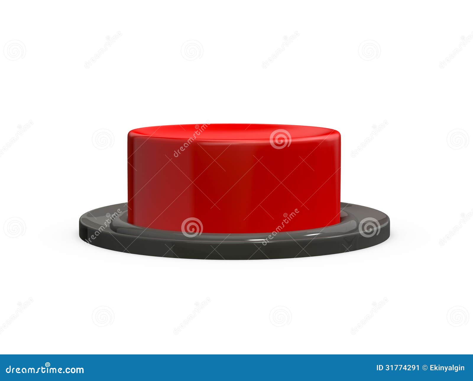 Red Button stock illustration. Illustration of empty - 31774291