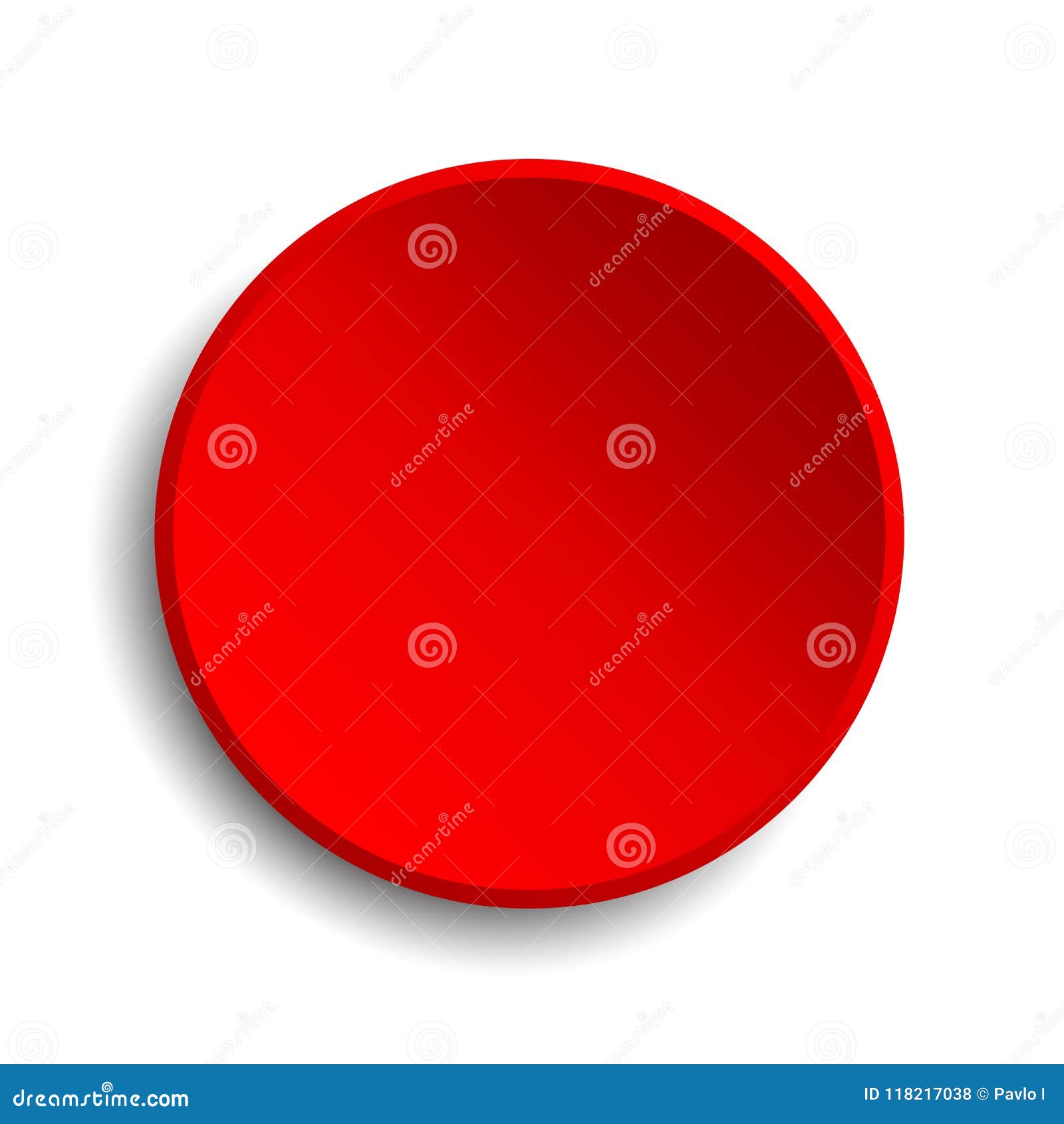 Red button - stock vector stock vector. Illustration of sign - 118217038