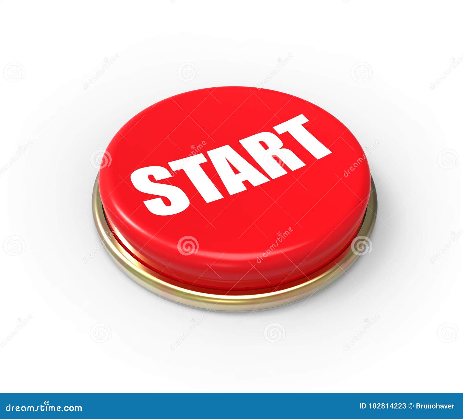 Red button, start. stock illustration. Illustration of gameshow - 102814223