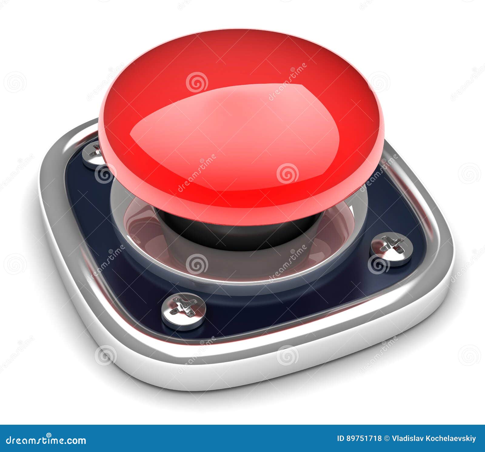 Red Button With Symbol For Recycling Stock Image | CartoonDealer.com ...