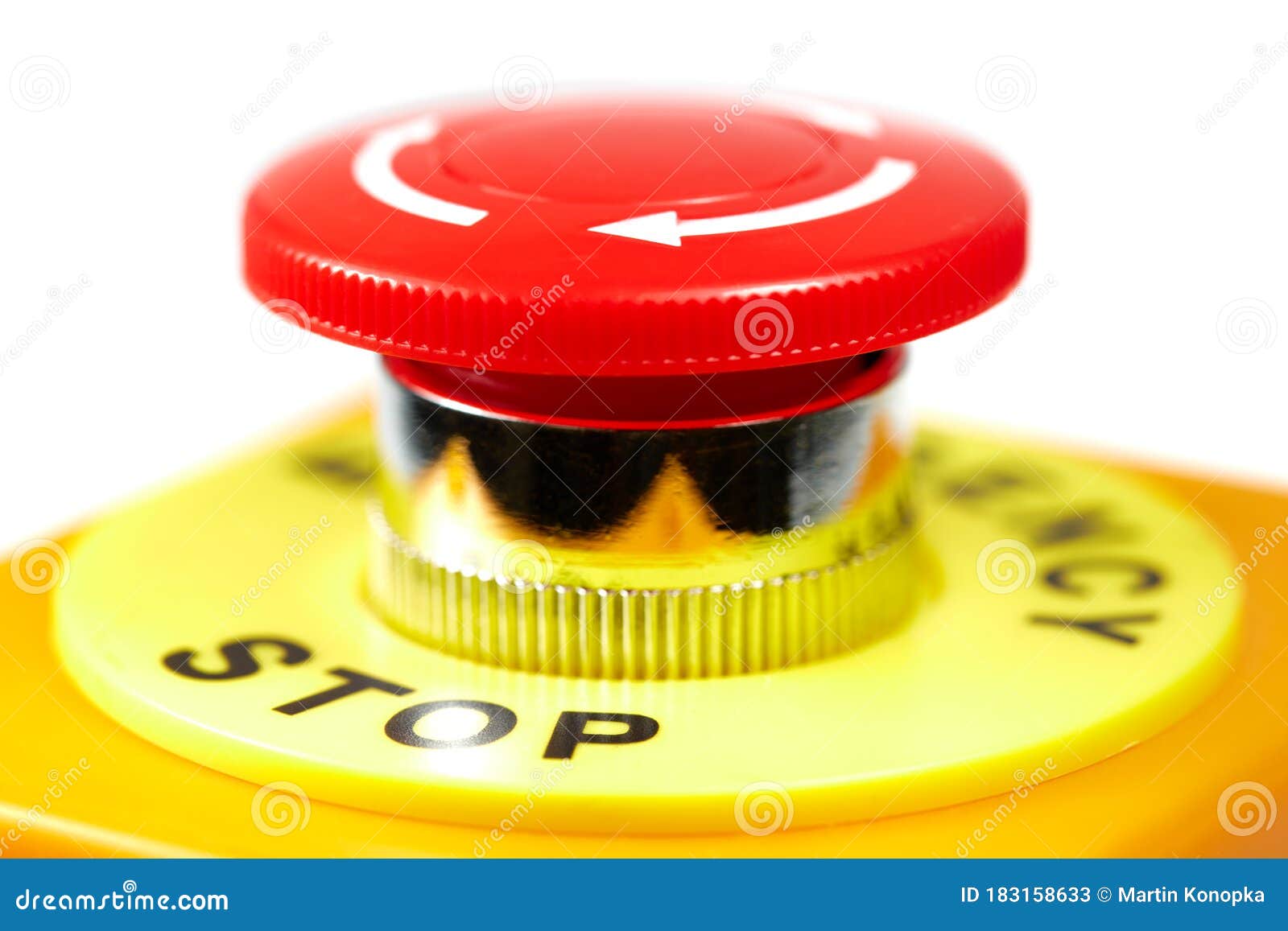 EMERGENCY STOP stock image. Image of turn, symbol, emergency - 183158633