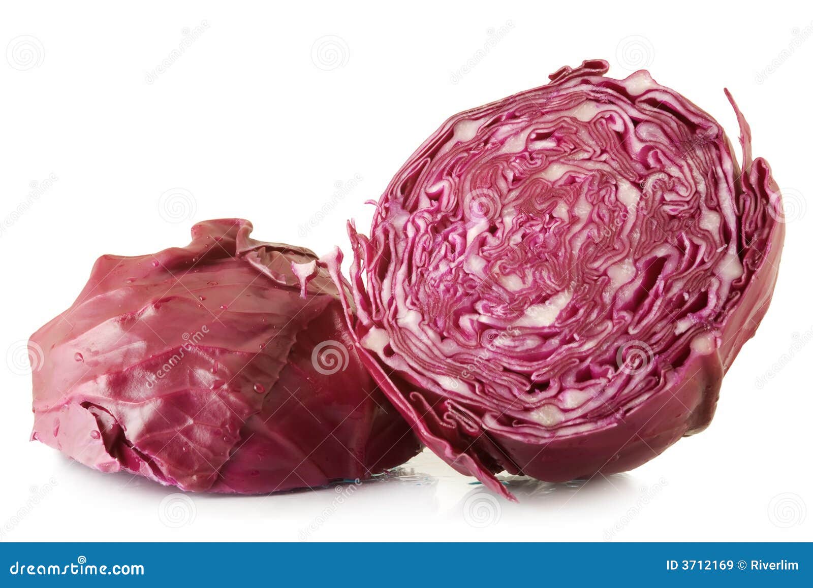 Red Cabbage stock image. Image of isolated, eatable, cabbage - 3712169