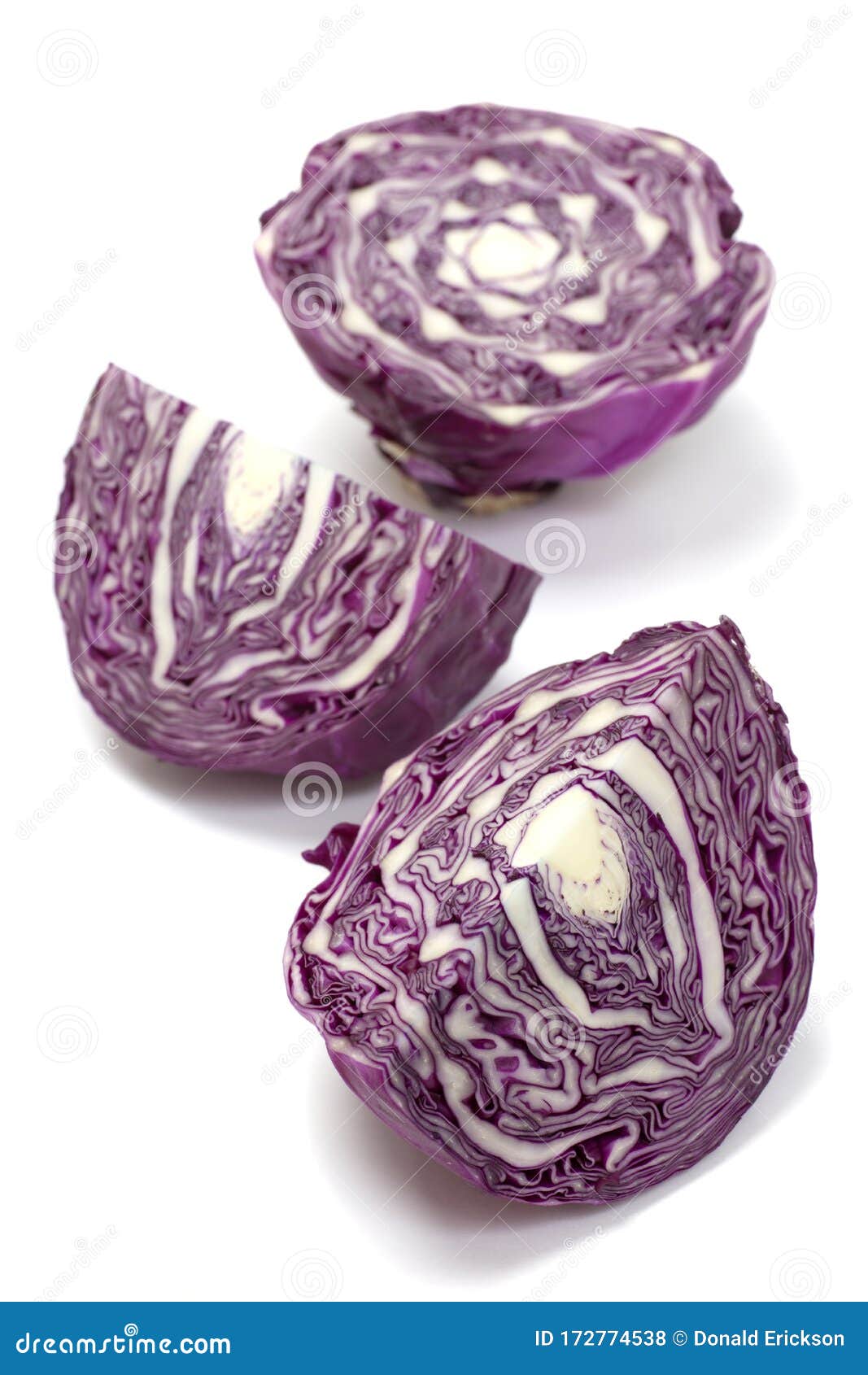 Red Cabbage Cross Section Design Stock Photo - Image of shot, cross ...