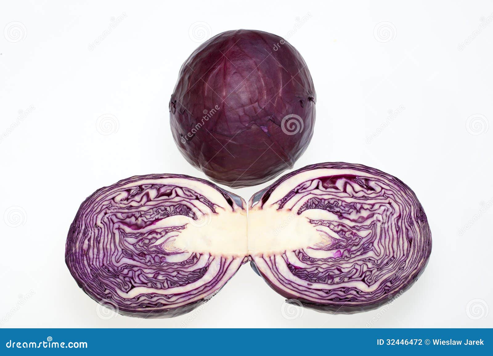 Red Cabbage stock photo. Image of salad, circle, head - 32446472