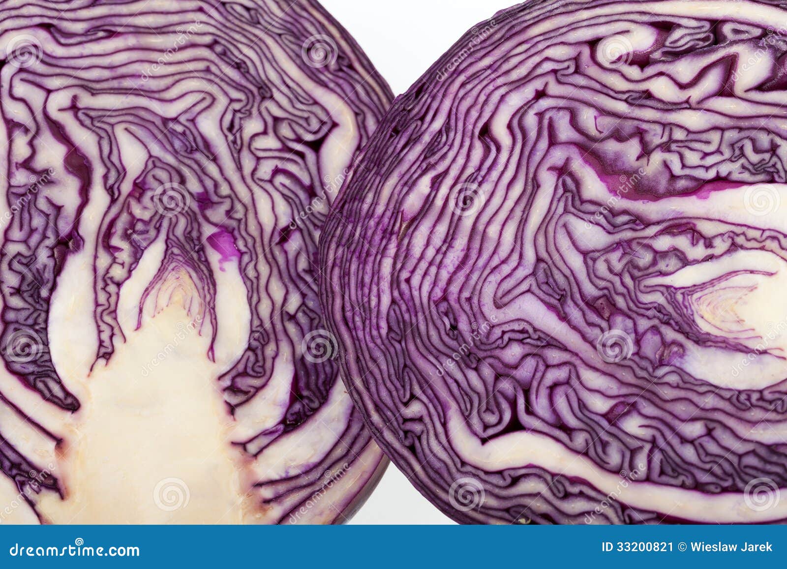 Red Cabbage cross section stock image. Image of agriculture - 33200821