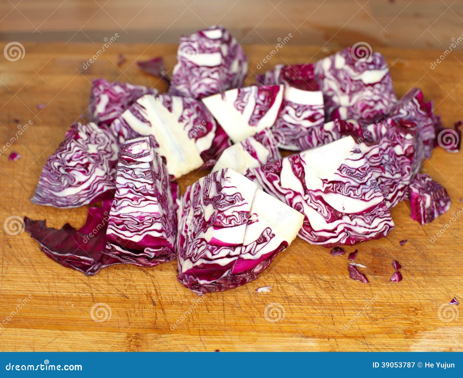 Red cabbage slices stock image. Image of cookery, nature - 39053787