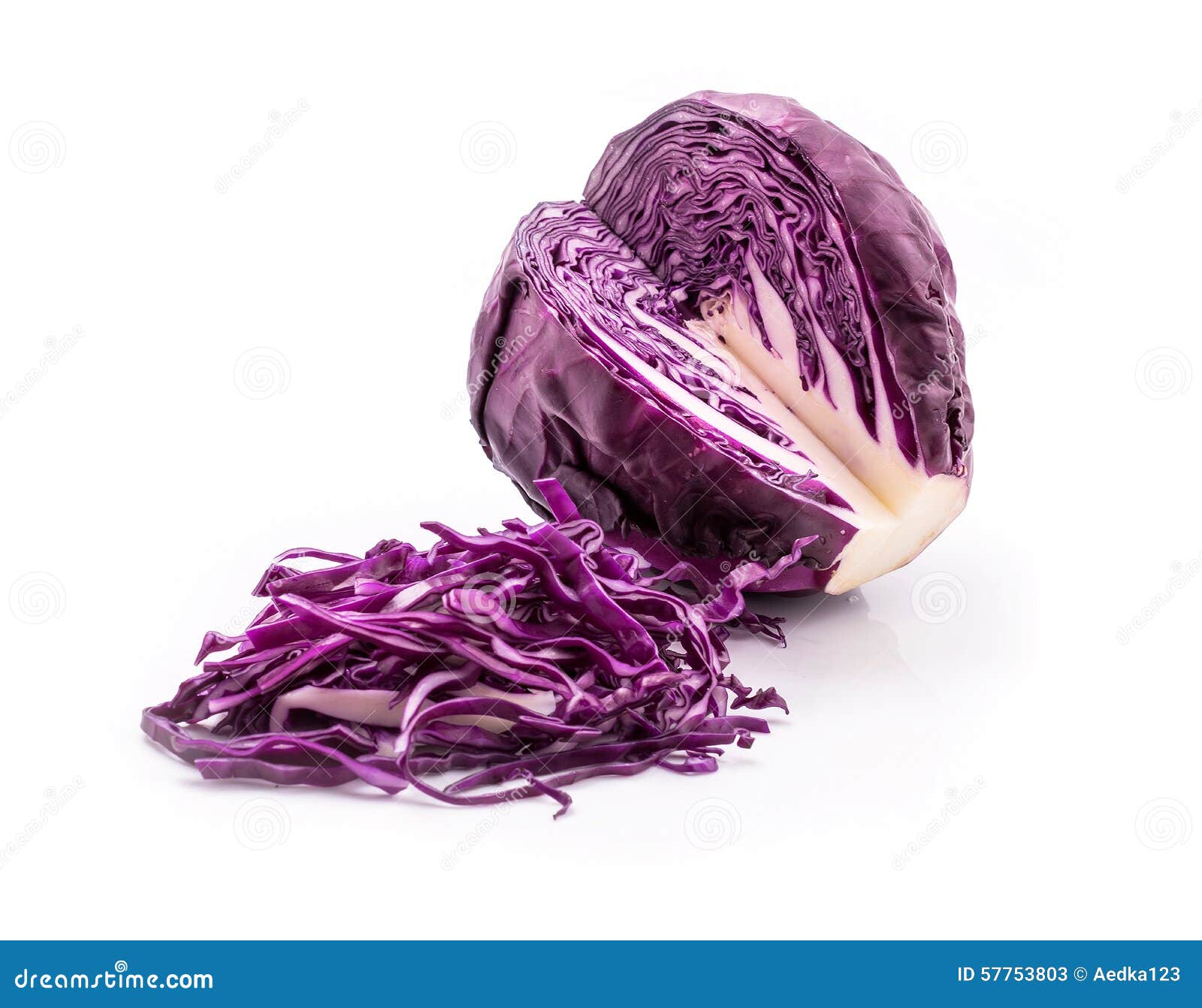 Red cabbage on white stock image. Image of vegetarian - 57753803