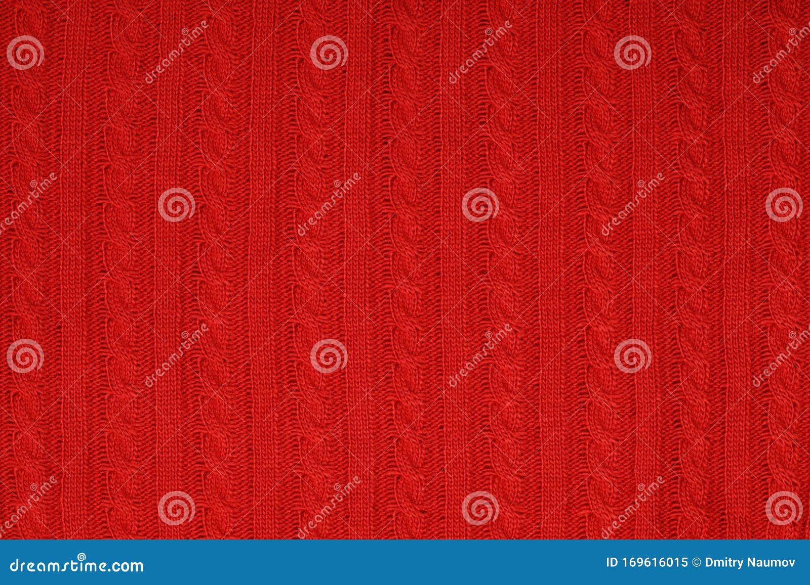 Red Cable Knitting Fabric Textured Background Stock Image - Image of ...