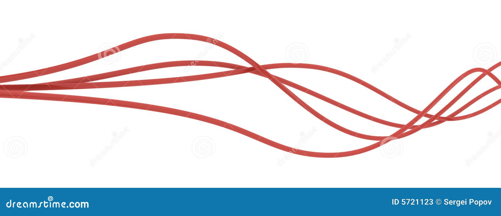 Red cables stock image. Image of computer, abstract, connect - 5721123