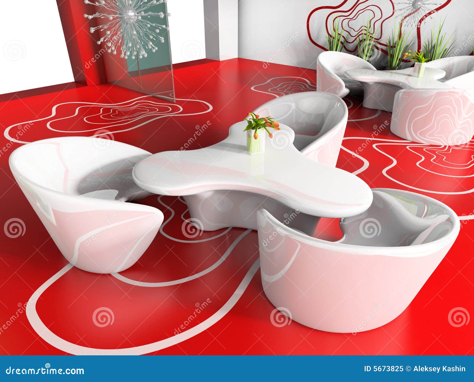 Red cafe stock illustration. Illustration of drink, business - 5673825