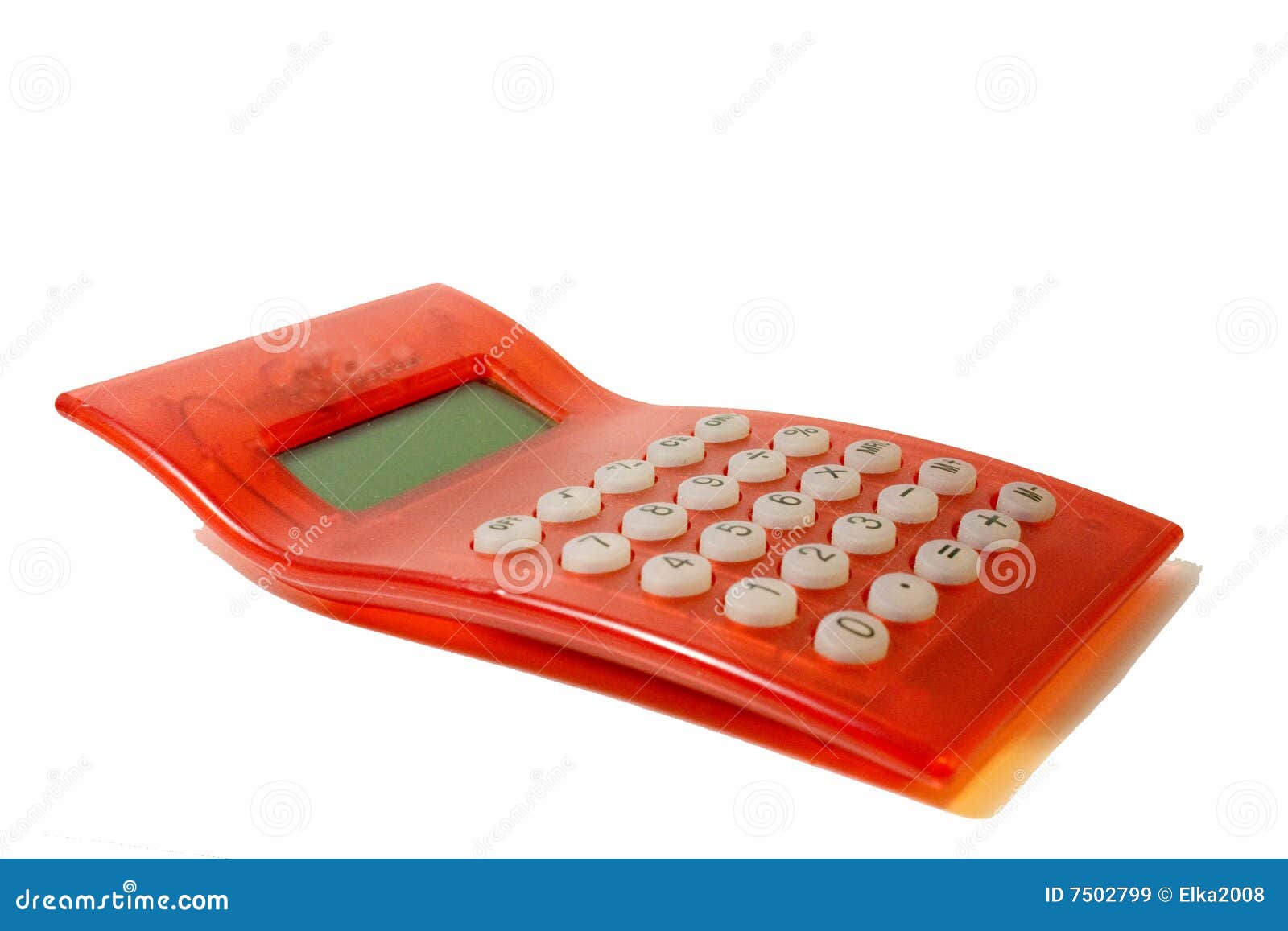 Red Calculator stock image. Image of white, calculator - 7502799