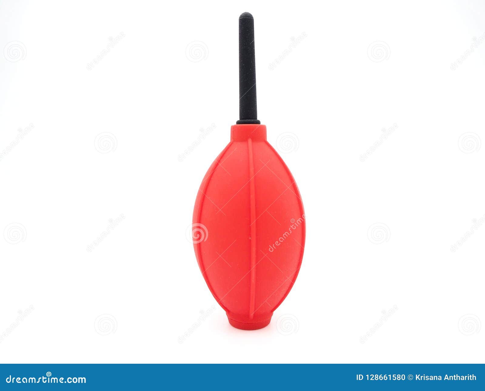 Red Camera Air Blower Isolated on a White Background Stock Photo ...