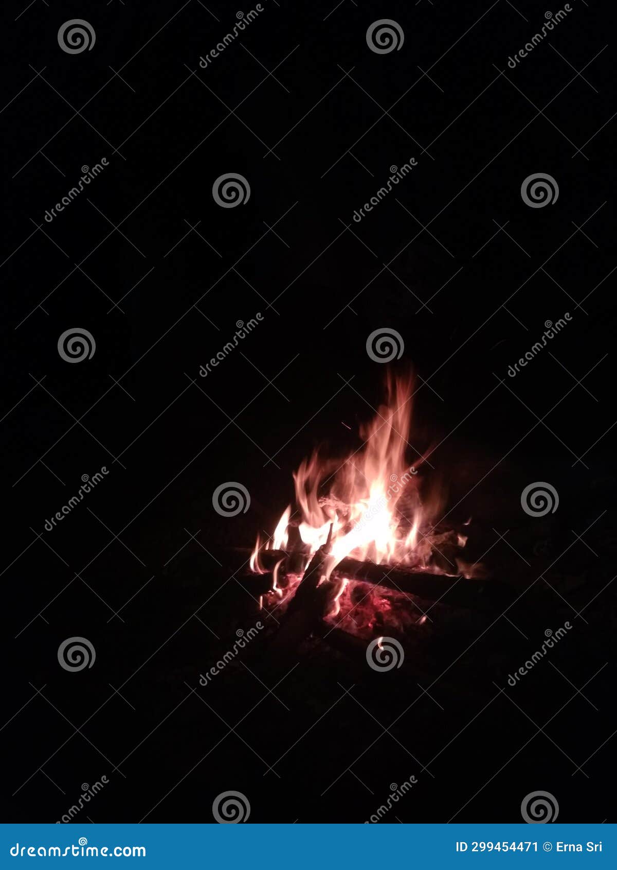 Red Campfire Embers are Made from Wood Stock Image - Image of wood ...