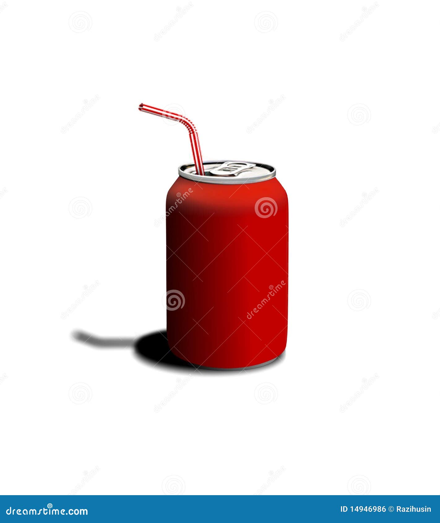 Red can stock illustration. Illustration of quenching - 14946986